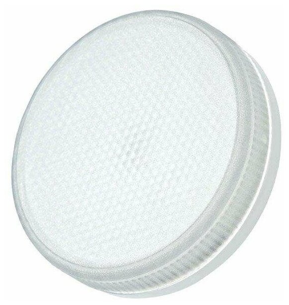 Лампа светодиодная PLED-ECO 6Вт таблетка матовая 5000К холод. бел. GX53 460лм 230В JazzWay 2852007