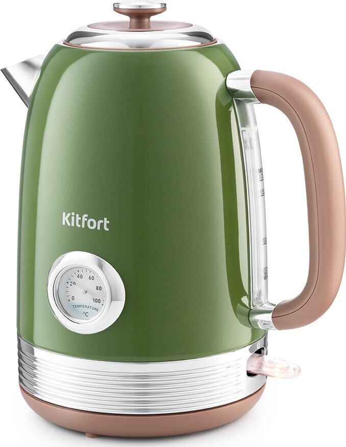 Чайник электрический Kitfort KT-6110 зеленый