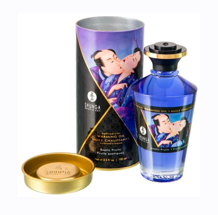 Разогревающий массажный гель Shunga Aphrodisiac Экзотические фрукты, 100 мл