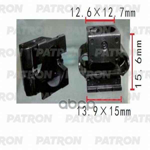 Зажим ластиковый Audi, Seat, Skoda, Volkswagen рименяемость: бамер PATRON арт. P370323