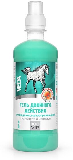 Гель двойного действия охлаждающе-разогревающий с камфорой и ментолом 500 мл