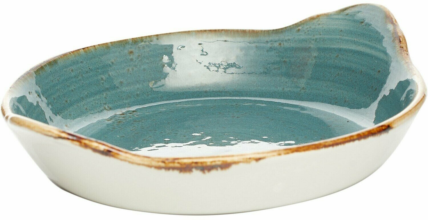 Блюдо для запекания Steelite Крафт Блю 185х185х45мм, фарфор, синий