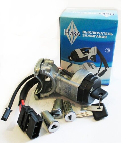 NIKA 21236105006 Замок 2123 с личинками (иммобилайзер активир) (к-т) (НИКА)