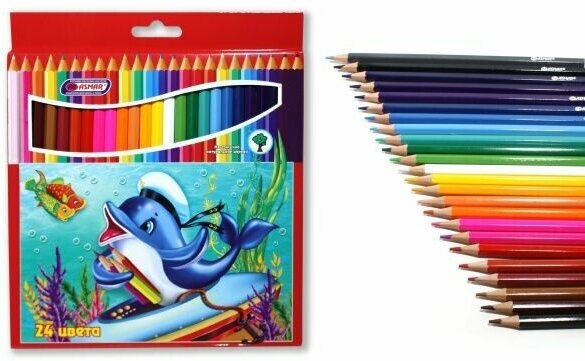 Набор цветных карандашей супермягких
