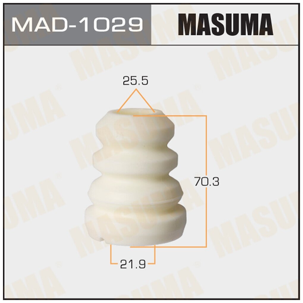 Отбойник амортизатора MASUMA 21.9 x 25.5 x 70.3, RX300, Harrier/MCU10L, SXU15W