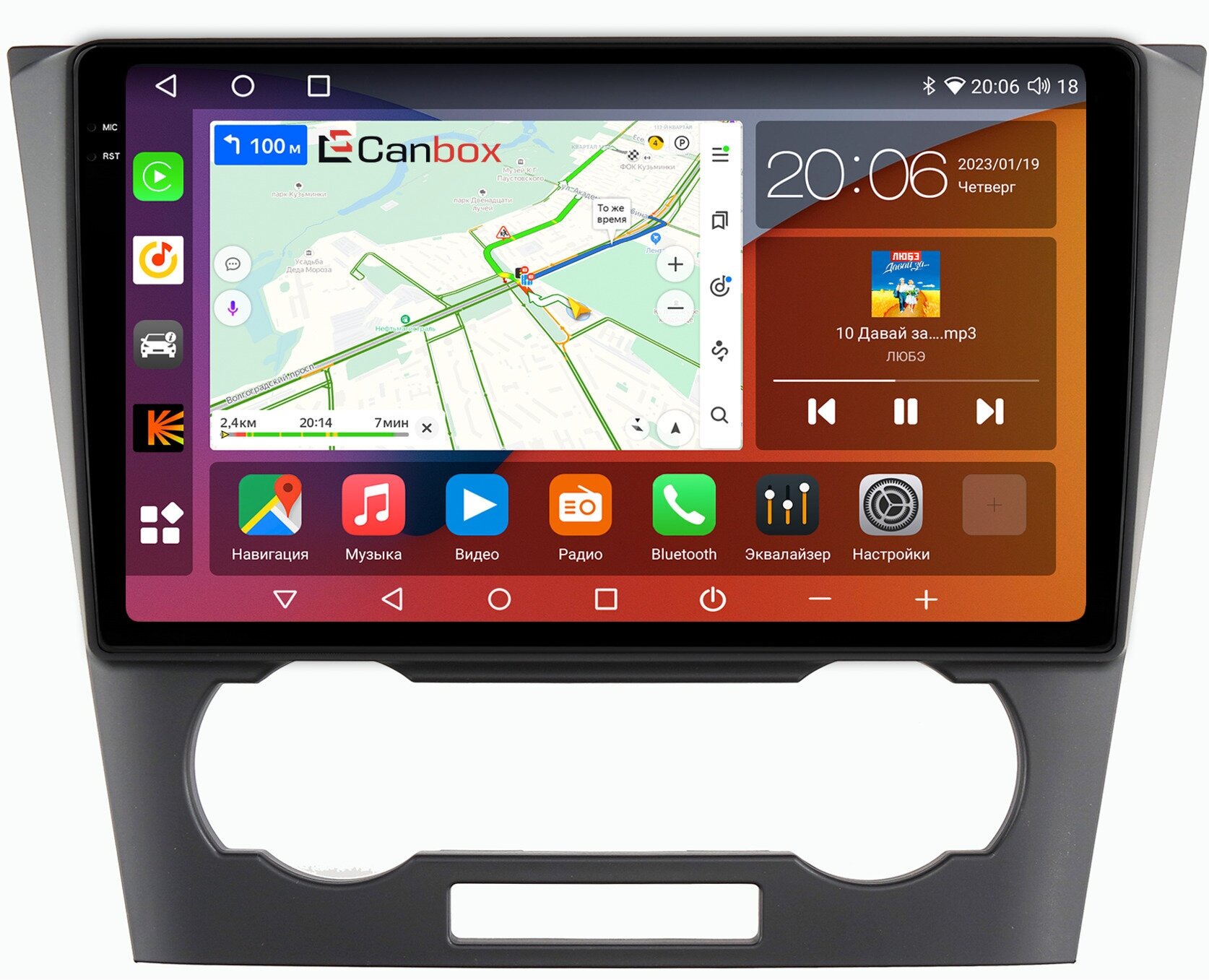 Штатная магнитола Chevrolet Epica (V250) 2006-2012 Canbox EVO 2K 5833-9-553 на Android 14 (4G-SIM, 16/512, DSP, QLed, AI, 360)