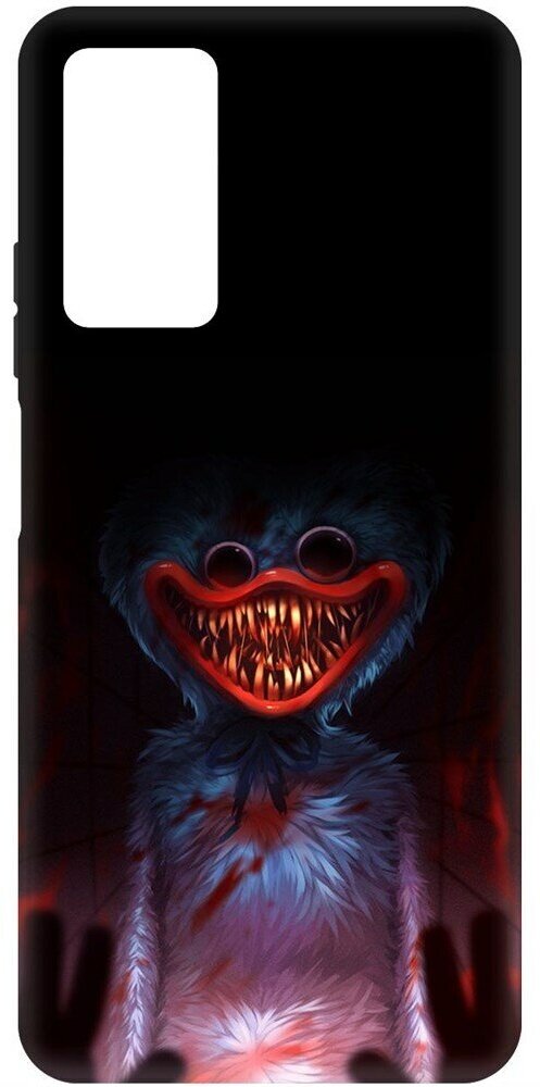 Чехол-накладка Krutoff Soft Case Атака Хаги Ваги для Xiaomi Redmi Note 12 Pro 4G черный