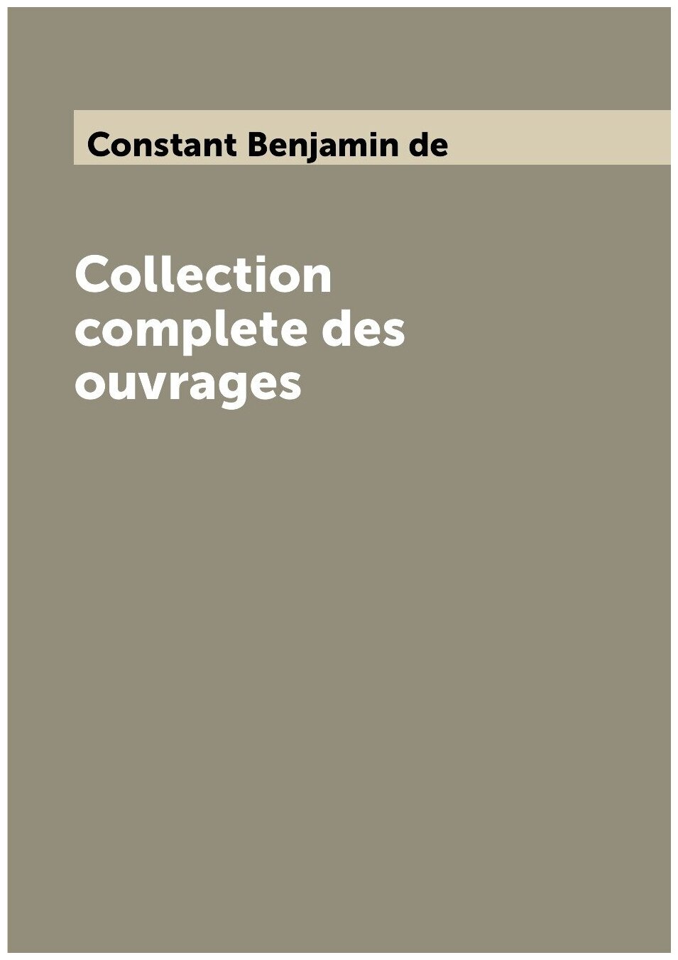 Collection complete des ouvrages — фото 1