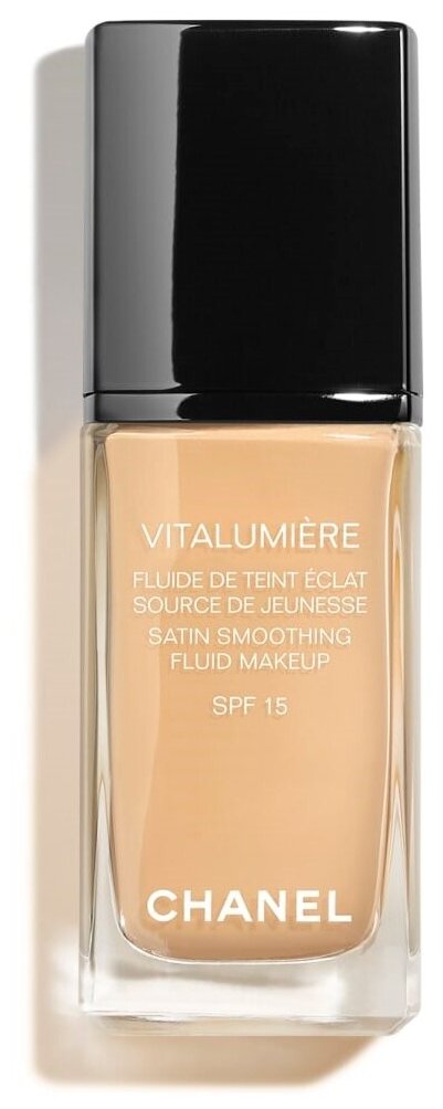 Chanel Тональный флюид Vitalumiere Fluide De Teint Eclat, SPF 15, 30 мл, оттенок: 50 Naturel