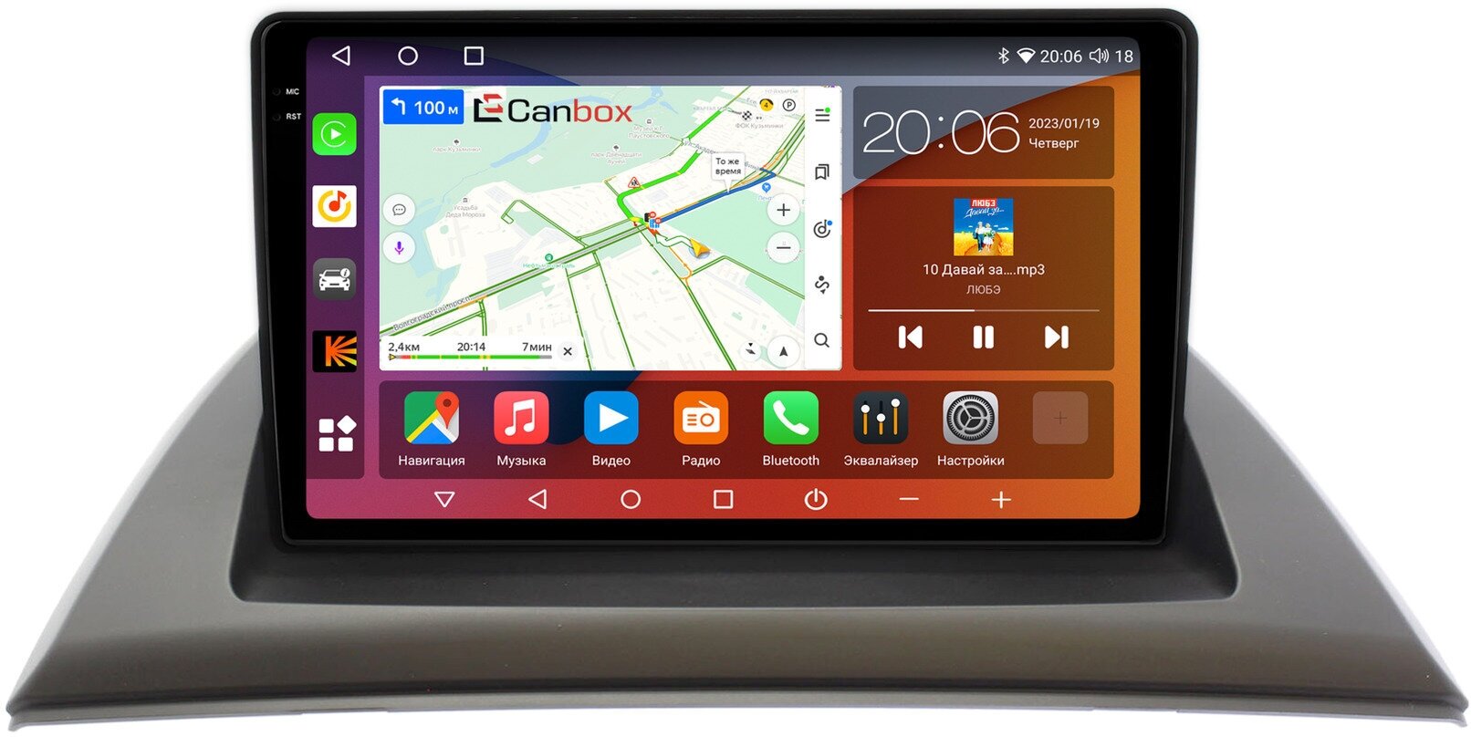 Штатная магнитола Canbox H-Line 2K 4184-9-705 BMW X3 (E83), Z4 (E85, E86) 2002-2010, 1 (E81, E82) Android 10 (4G-SIM, 6/128, DSP, QLed)