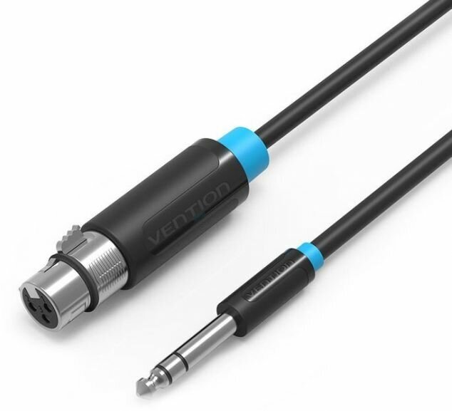 Кабель Vention аудио Jack 6.5 M/XLR F - 5м BBEBJ