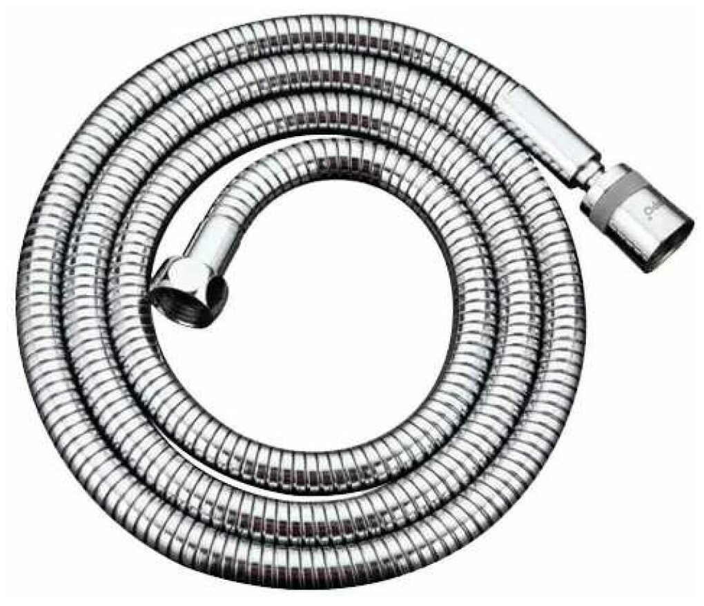 Душевой шланг Gappo G41 180 см, имп/кон 550090, гофрированный хромированный латунный шланг с соединением гайка‑конус