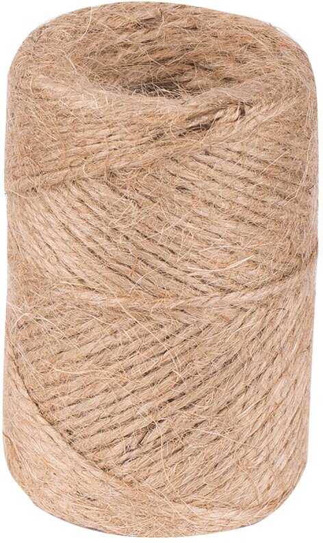 Шнур банковский джутовый OfficeSpace, полированный, 1200текс, 100м, сменный блок