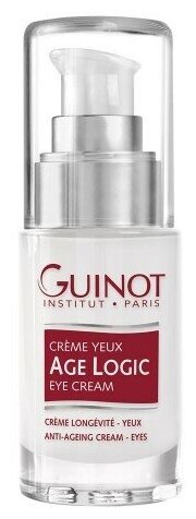 Крем Guinot Crème Yeux Age Logic с биоэнергетическим комплексом АТФ-Актинержин, омолаживающий, для области глаз, 15 мл