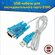 Кабель USB - COM/RS232, для ноутбуков, длина 1,2 м, бирюзовый