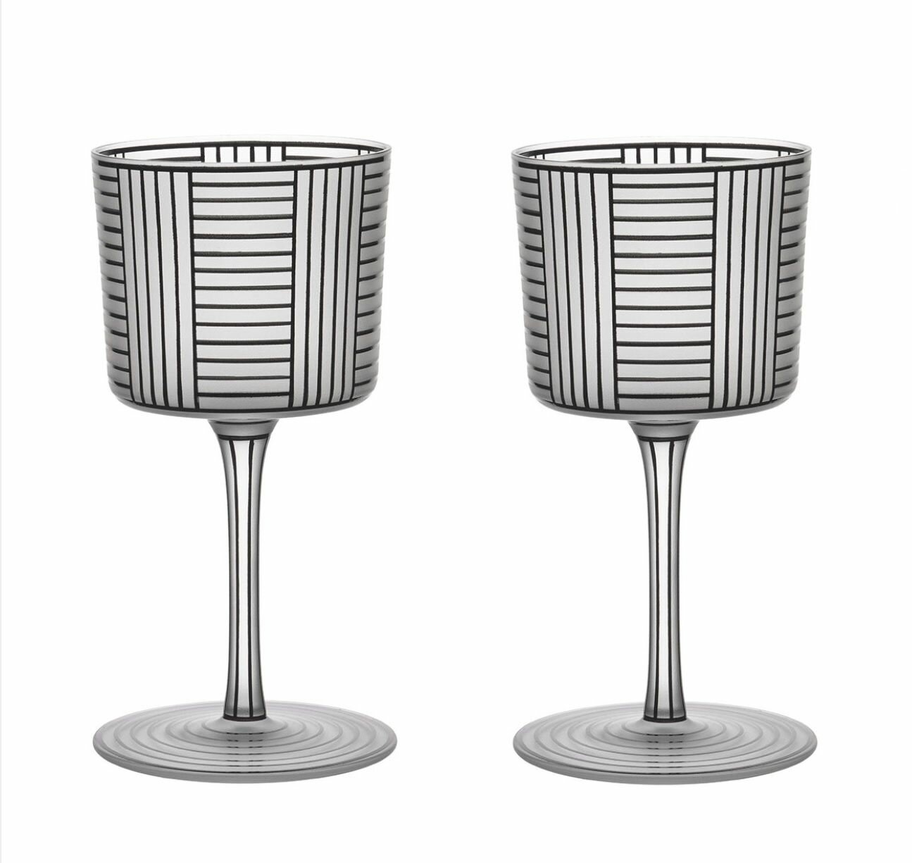 Набор Lobmeyr Serie B WINE GLASS 2 бокала для вина, диам 67 мм, высота мм, 135 объем 0,16cl, стекло, ручная роспись