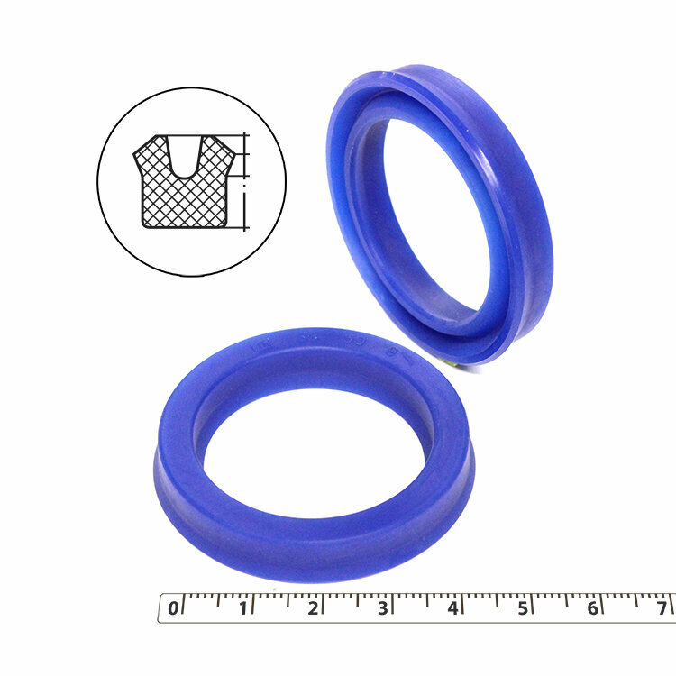 Манжета гидравлическая 38х50х9 (манжета цилиндра 50*38*9) тип UN PU (полиуретан)