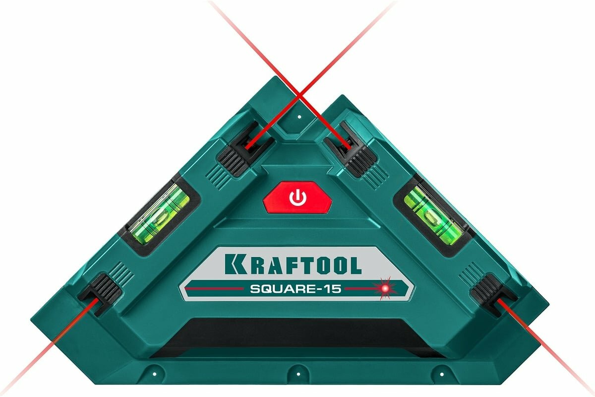 KRAFTOOL Square-15 лазерный угольник для кафеля 34705 для резки и разметки плитки