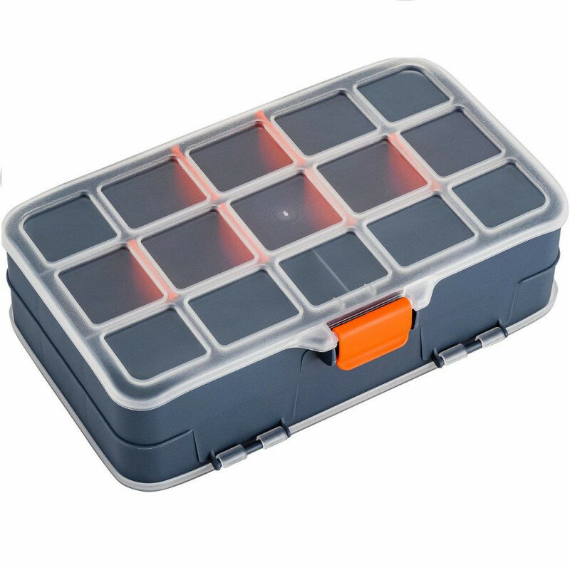 Органайзер для мелочей Blocker Expert 8 двухсторонний серо-свинцовый-оранжевый 205*130*60 BR383210026