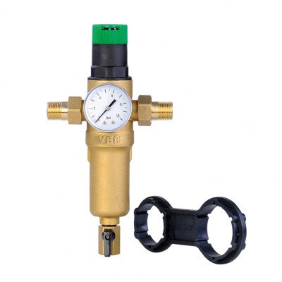 Фильтр с регулятором давления VIEIR для горячей воды 1/2