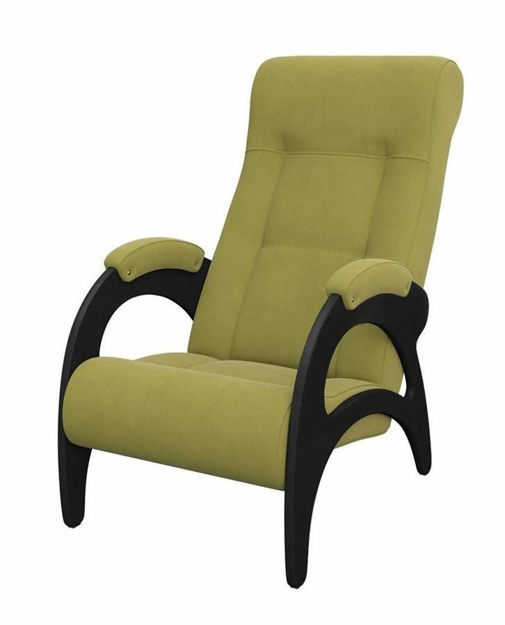 Кресло Аура 41 Verona Red Black зеленый, ткань, дерево, мягкое сиденье, с подлокотниками