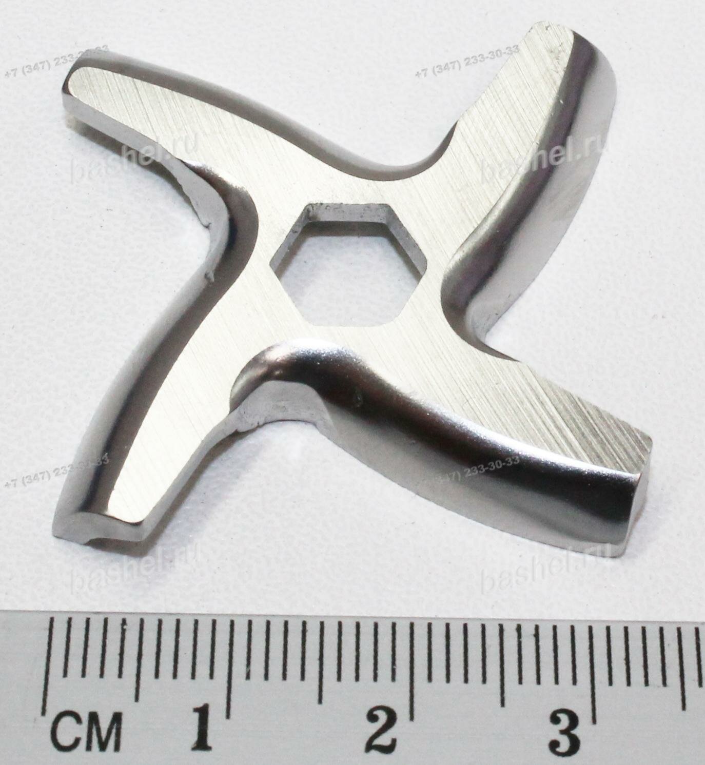 Нож для электромясорубок Moulinex MM01W04-ER (серп, шестигранный), Privatcomline