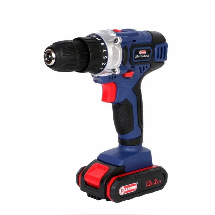 Шуруповерт аккумуляторный диолд ДЭА-12ЛИ-01М 2х2,0 Ач 12 В