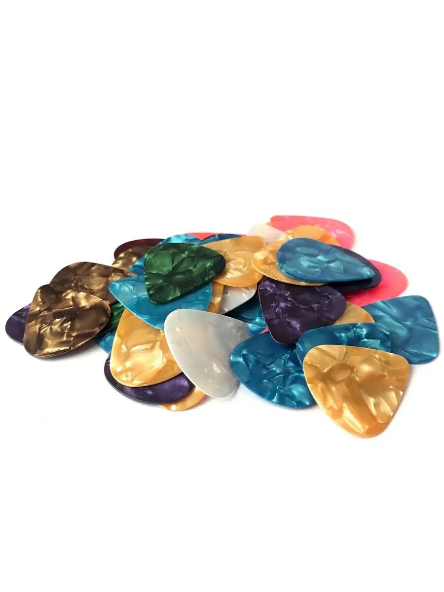 Набор медиаторов 1.00 мм, 6 шт, перламутровые, Dasmax PK-C10-6