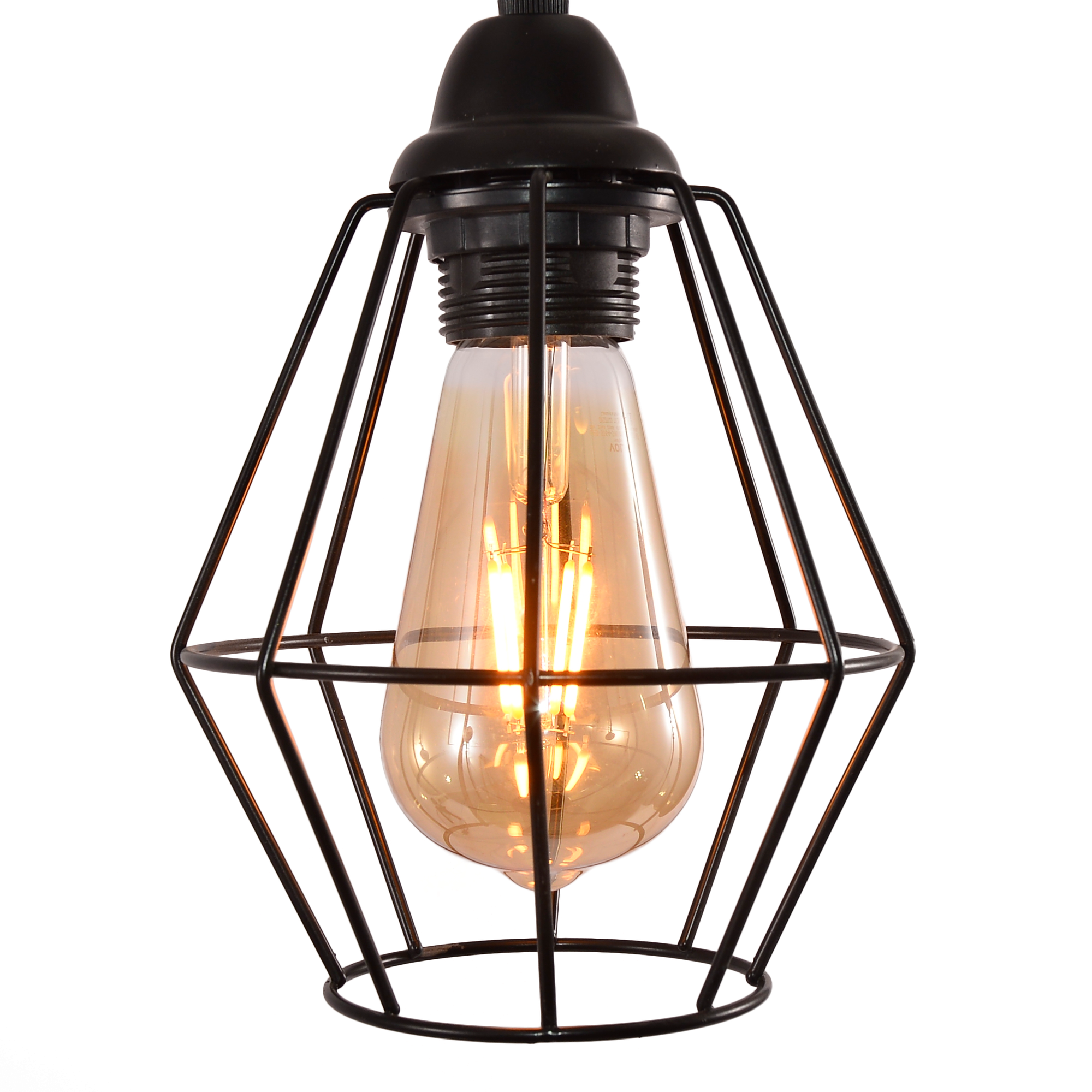 Абажур Мультисвет , черный матовый, Металл, d 150 h155 мм, под цоколь Е27, посадочное 42 мм, для люстр, бра, потолочного светильника.