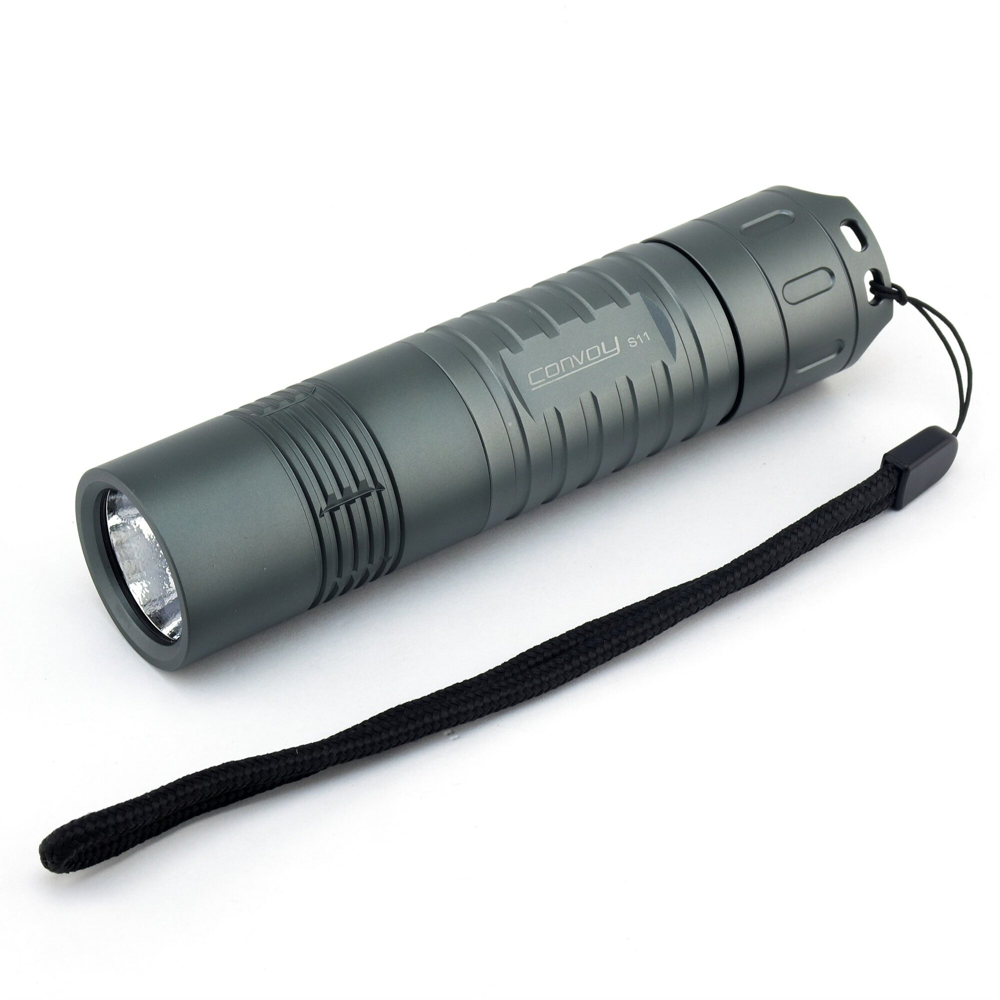 Фонарь Convoy S11 (XHP50.2, 4000K, 1x26650/18650, 139x33мм, 171г, серый, OP, без АКБ)