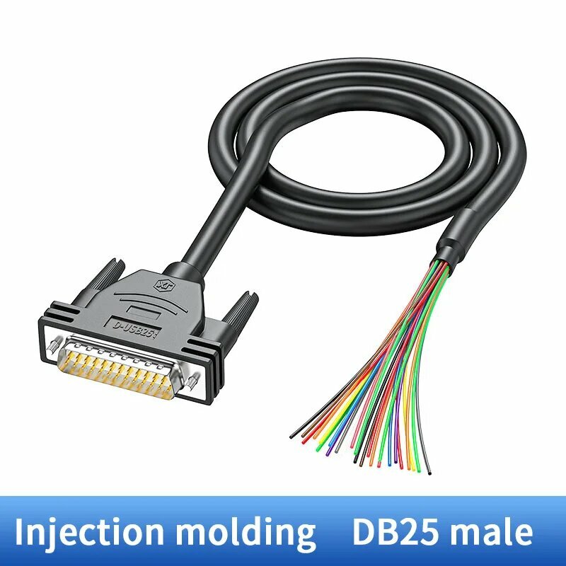 RS232 Серийный кабель D-SUB DB9/DB15/DB25/DB37 1 м, DB25 male