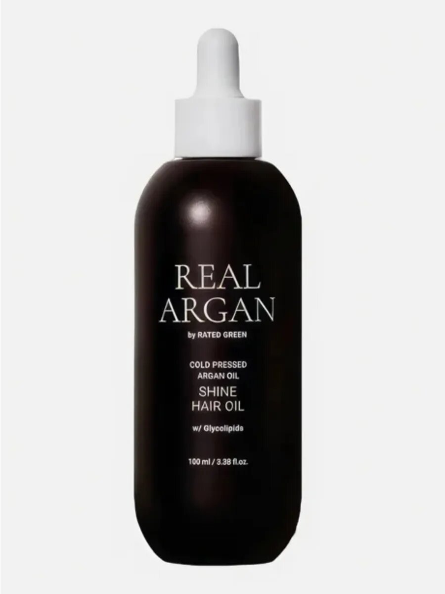 Масло для сияния волос с маслом арганы real argan