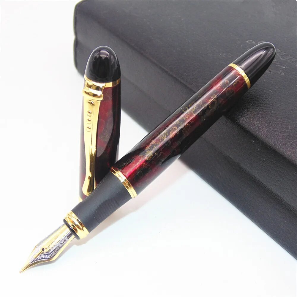 JINHAO X450 перьевая ручка бордовая