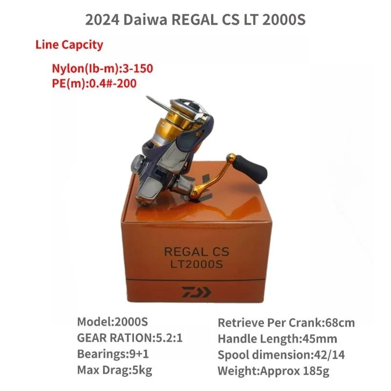 Daiwa Regal CS LT Безынерционная катушка для спиннинга 2000S