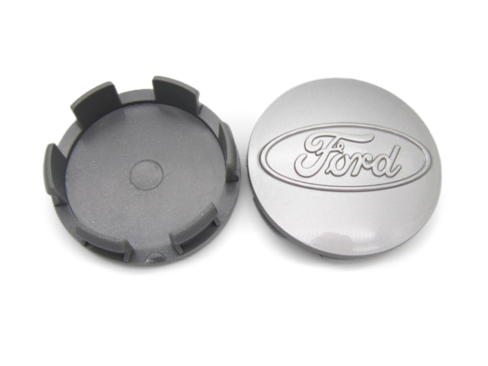 Колпачок, заглушка для литого диска СКАД Ford silver, 56/51/12 мм, 1 шт.