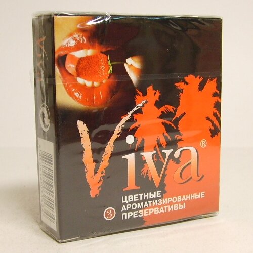Презерватив "Viva" Цветные Ароматизированные №3