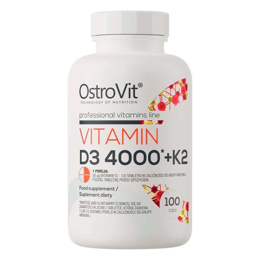 Ostrovit Vitamin D3 4000 IU + K2 (100 таб.)