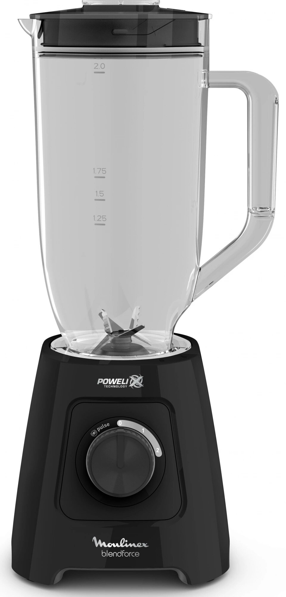 Блендер стационарный Moulinex Blendforce LM458810 600Вт черн