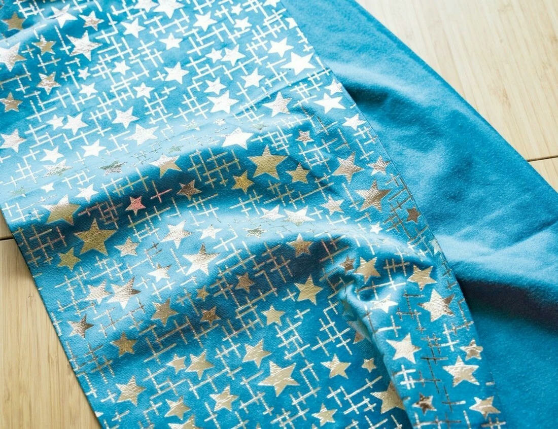Дорожка для стола, бирюзовая, 28х270 см, Due Esse Christmas