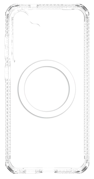 Накладка силикон MagSafe для Samsung Galaxy S24 FE Прозрачный