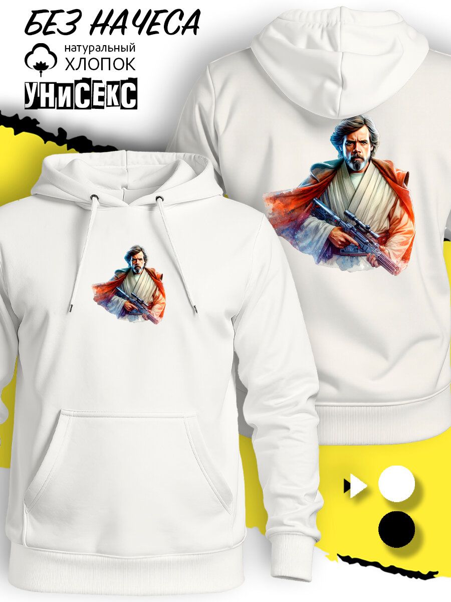 Худи SMAIL-P Толстовка свитшот с Оби Ван Кеноби Звездные войны Star Wars