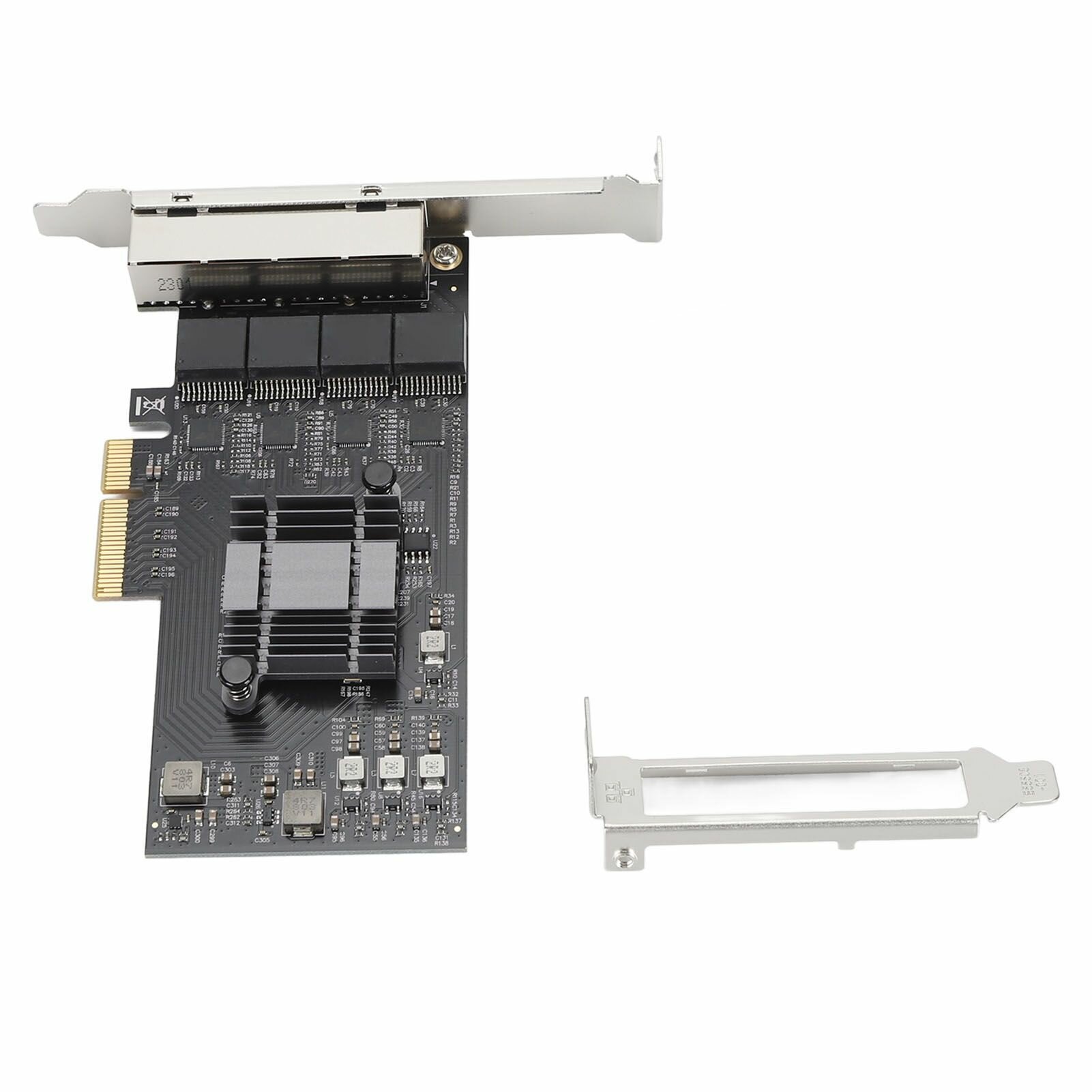 4-портовый 2.5G PCIe адаптер RTL8125BG, 2500 Мбит/с, для серверов