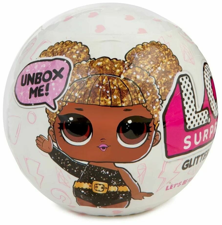 Кукла-сюрприз ЛОЛ Глиттер блестящие малышки / LOL Surprise Glitter glob lil outrageous littles (8см,7 сюрпризов) JINDI=v=