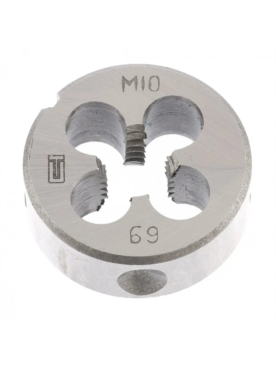 Плашка М10 х 1.5 мм, СИБРТЕХ, 77027