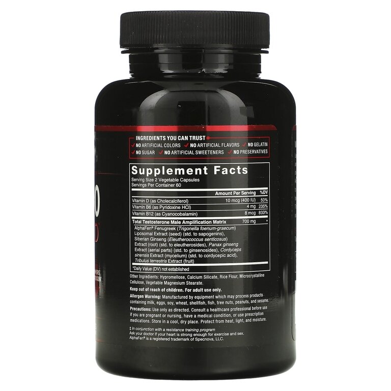 Force Factor Test X180 Legend , 120 капсул — фото 1