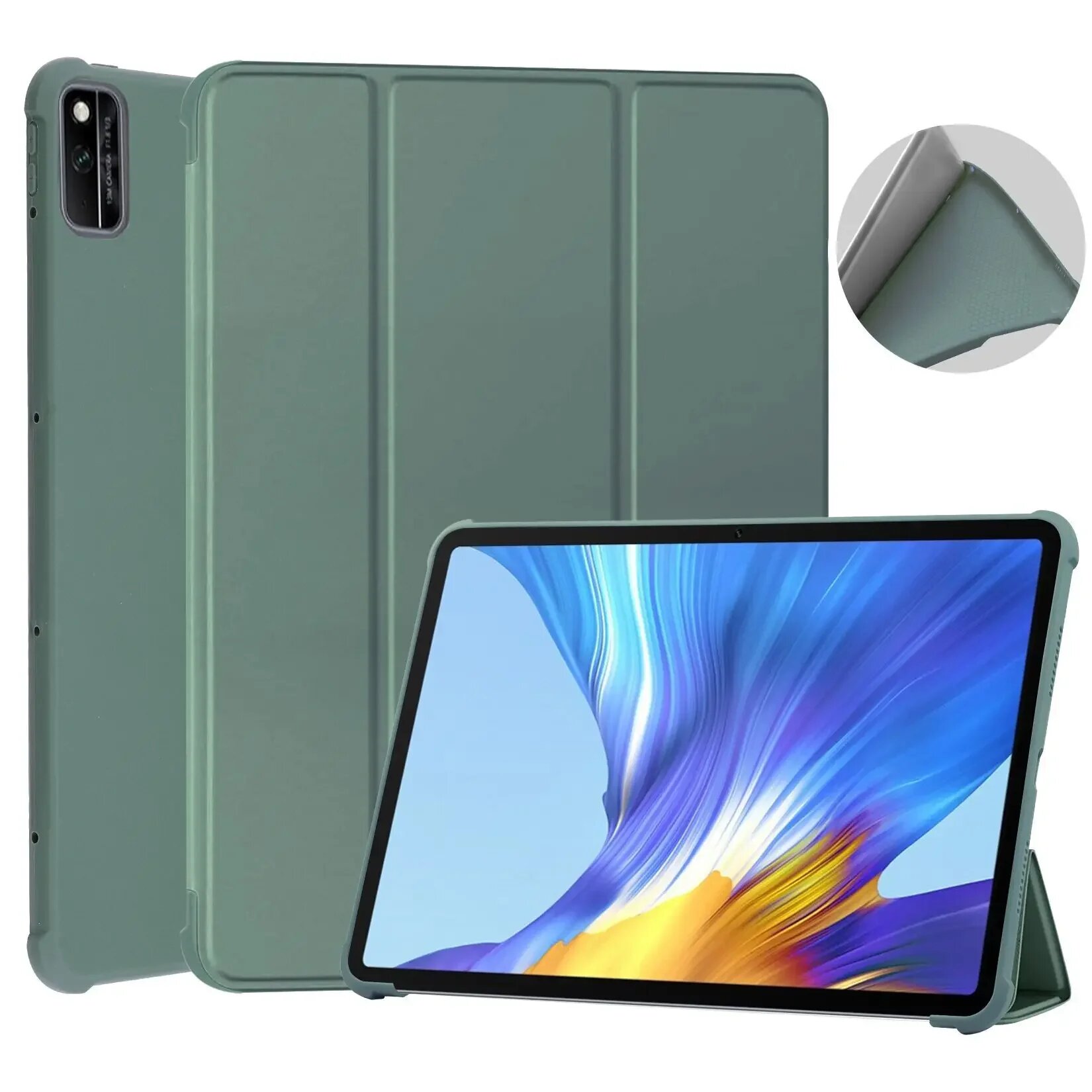 Чехол для планшета Huawei Matepad SE 10.4 Pro 11 T10s Honor Pad V6 V7 X8 X9 11,5 M6 10,8 8,4 дюйма Mediapad T5 10 M5 Lite 10 Smart Cover
