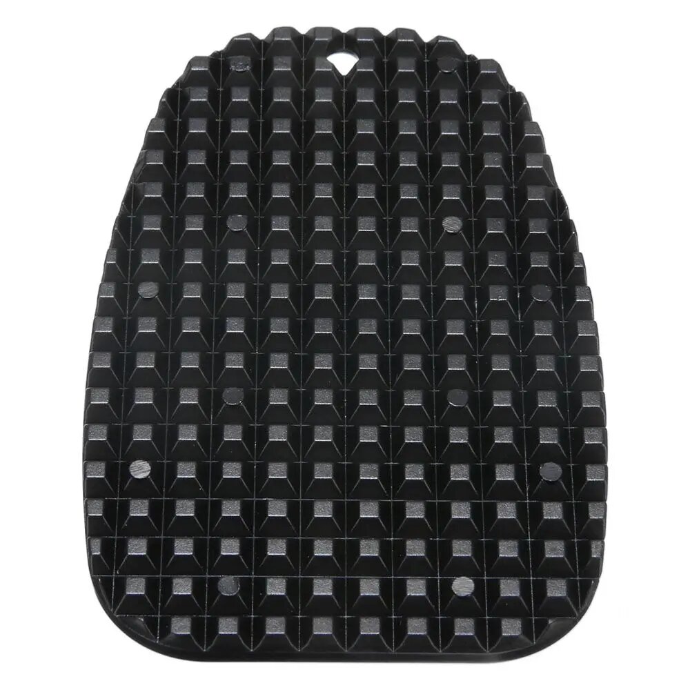 1 шт, черная универсальная пластиковая боковая подставка для мотоцикла, подставка для мотоцикла, нескользящая пластина, боковой удлинитель, поддержка подставки для ног, основание