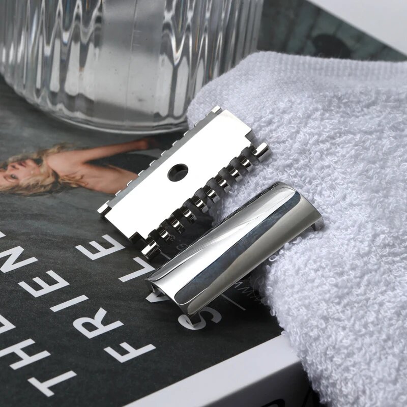 YAQI 1.50 OC Sentinel ssp (нержавеющая сталь 316, полированная безопасная бритвенная головка для мужчин с зазором лезвия 1,5 мм