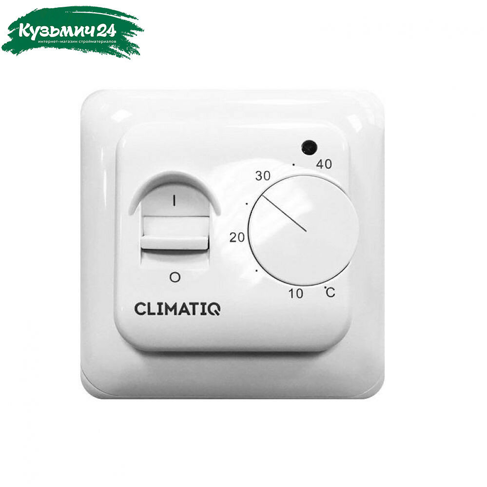 Терморегулятор Climatiq BT механическое управление (белый) 20616