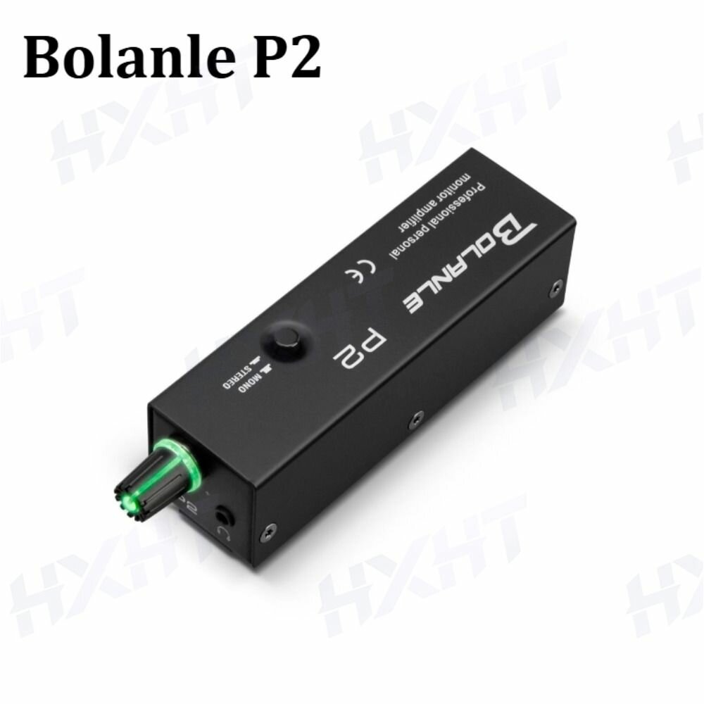 Bolanle P2 IEM Система Ушного Мониторинга С Усилитель, Перезаряжаемый USB-C, Ультракомпактный